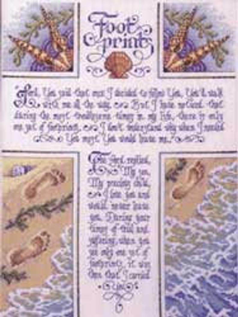Bucilla Footprints Counted Cross Stitch Kit #42760 designed by Sandy ...