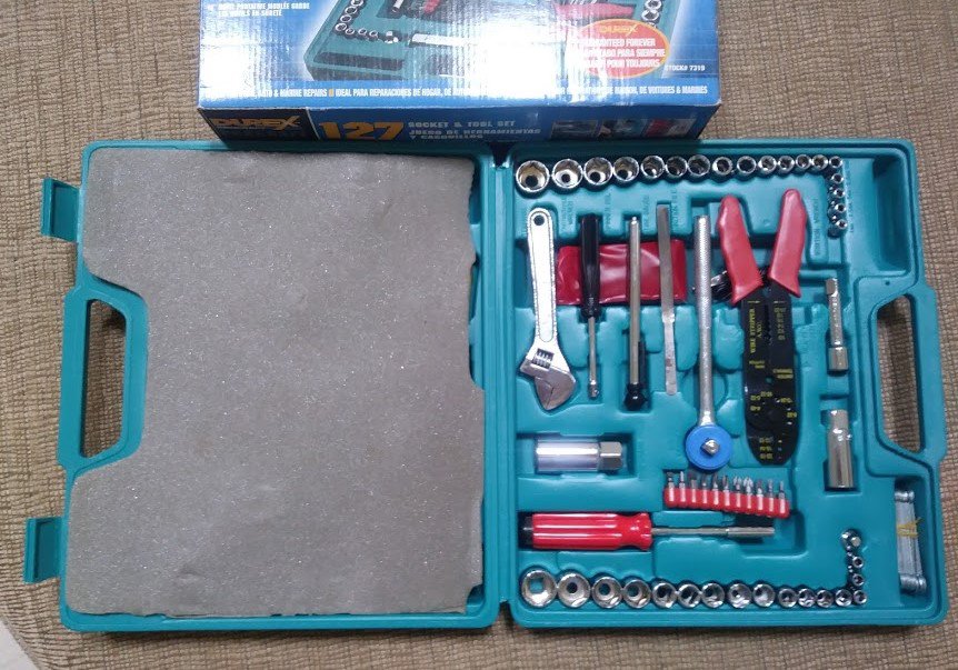 Durex Procraft 127 piece Socket & Tool Set in Molded Carry Case - New ...