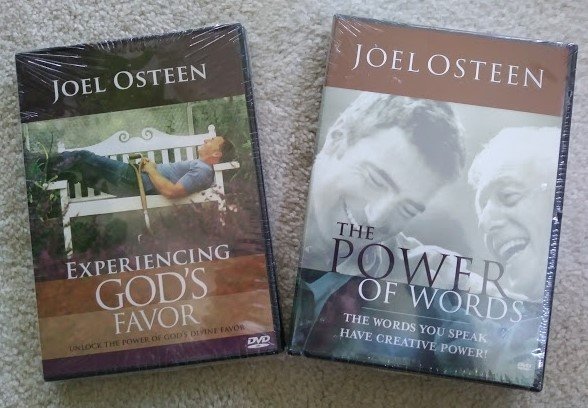 JOEL OSTEEN Experiencing God's Favor DVD AND The Power of Words DVD - NEW!!