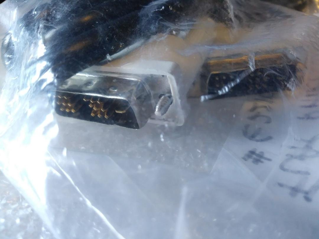 Dell DVI Male/Male Computer Monitor Cable 089G1745LAA 1D 18 + 1 Pin ...