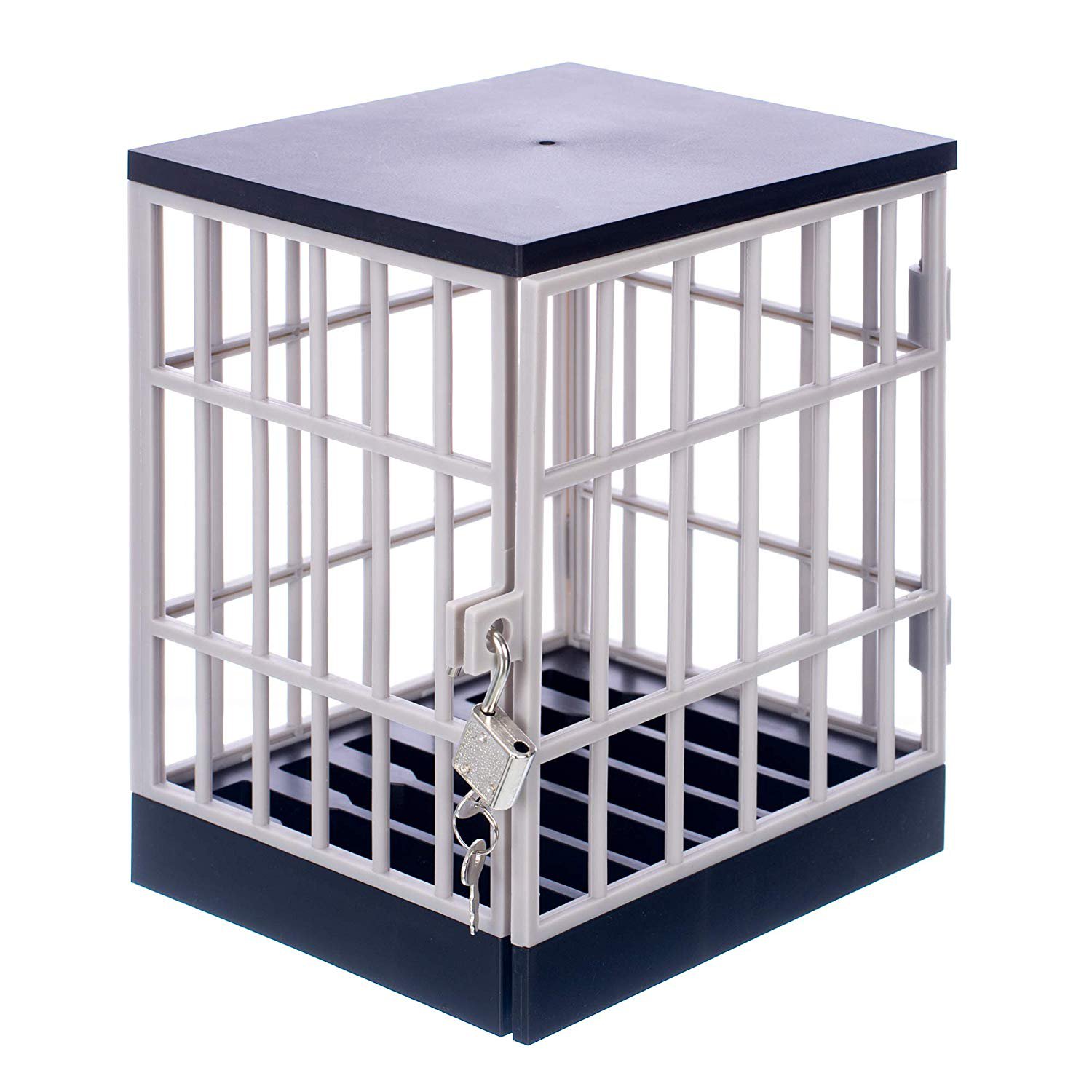 Stupidiotic Cell Block Cell Phone Jail with Lock and Key, Holds Up to 6 ...