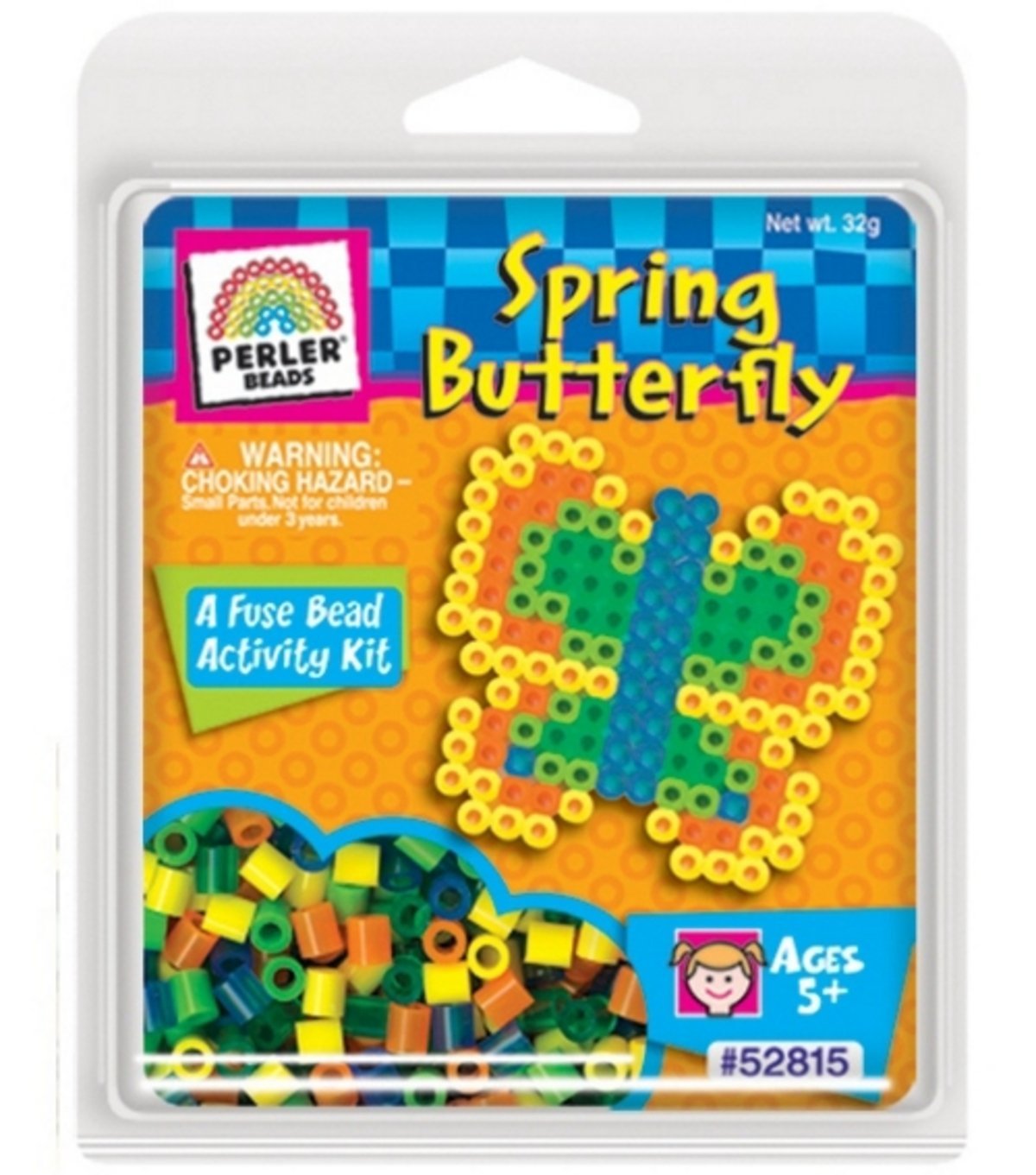 Perler Activity Trial Size Fuse Bead Activity Kit - Spring Butterfly #52815