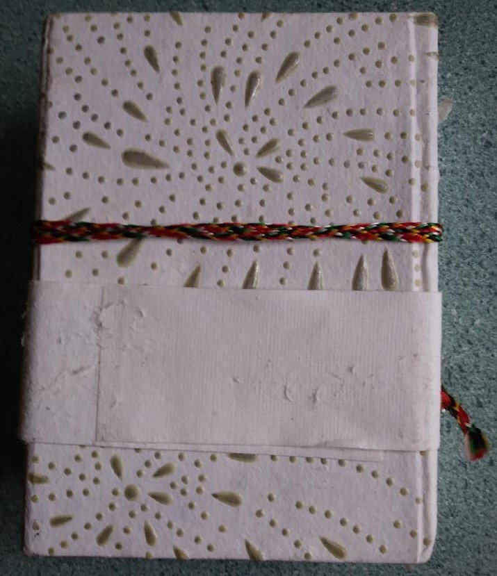 SAVE TREE Tibetan Handcrafted notebook - 100% Cotton Handmade Paper