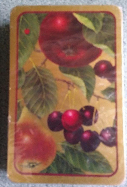 Vintage Fruit Theme Playing Cards - Made in Belgium - Sealed!