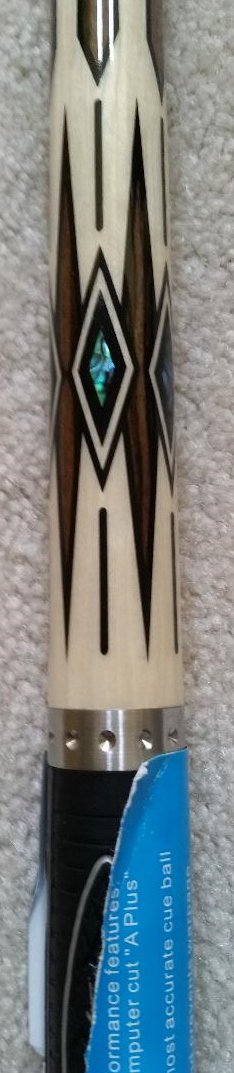 Cuetec R360 Inlay Series 58" Canadian Maple Abalone Billiard/Pool Cue ...