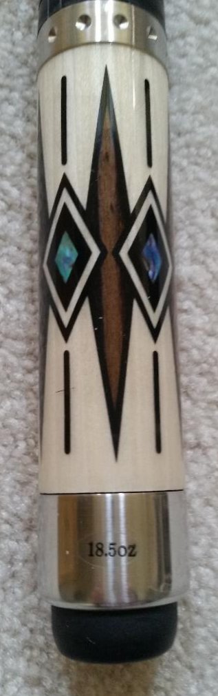 Cuetec R360 Inlay Series 58" Canadian Maple Abalone Billiard/Pool Cue ...