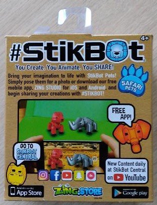 Stikbot Safari Pets - Gray StikLion by Zing Animation Studios!