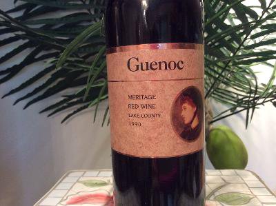 LANGTRY ESTATE GUENOC MERITAGE RED WINE LAKE COUNTY 1990 - Red Bordeaux ...