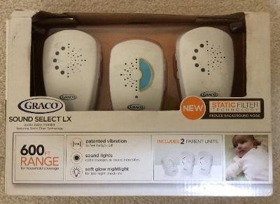 Graco Sound Select LX Audio Baby Monitor with 2 Parent Units!