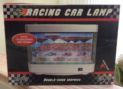 Racing Car Revolving Moving Cars Track Light Lamp by Star Innovations!