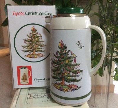 Spode Christmas Tree Thermal Carafe - Vacuum Sealed Carafe - Hot or ...