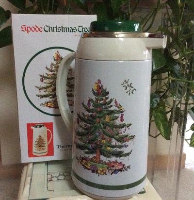 Spode Christmas Tree Thermal Carafe - Vacuum Sealed Carafe - Hot or ...