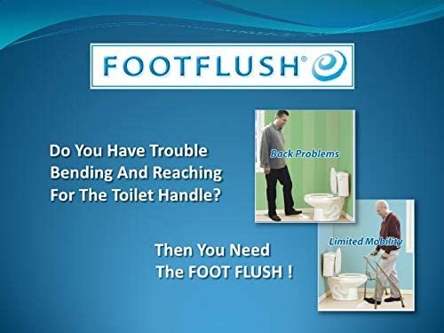 Foot Flush Fun Brand: Hands-Free Flushing - Just Step & Flush - Install ...