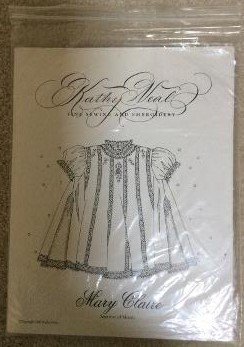 Kathy Neal Fine Sewing and Embroidery 'Mary Claire' Baby Dress' Pattern ...