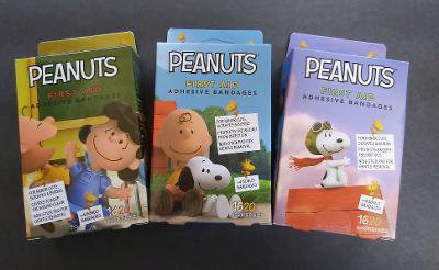 PEANUTS Charlie Brown, Lucy & Snoopy First Aid Bandages Band-Aids 20-ct ...