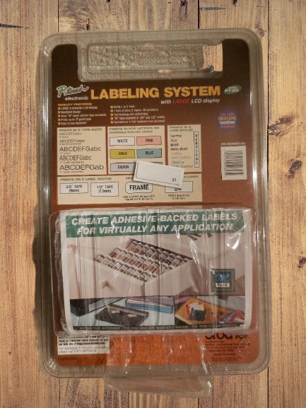 Brother PT-65 P-touch Home and Hobby Labeler with LCD Screen in ...