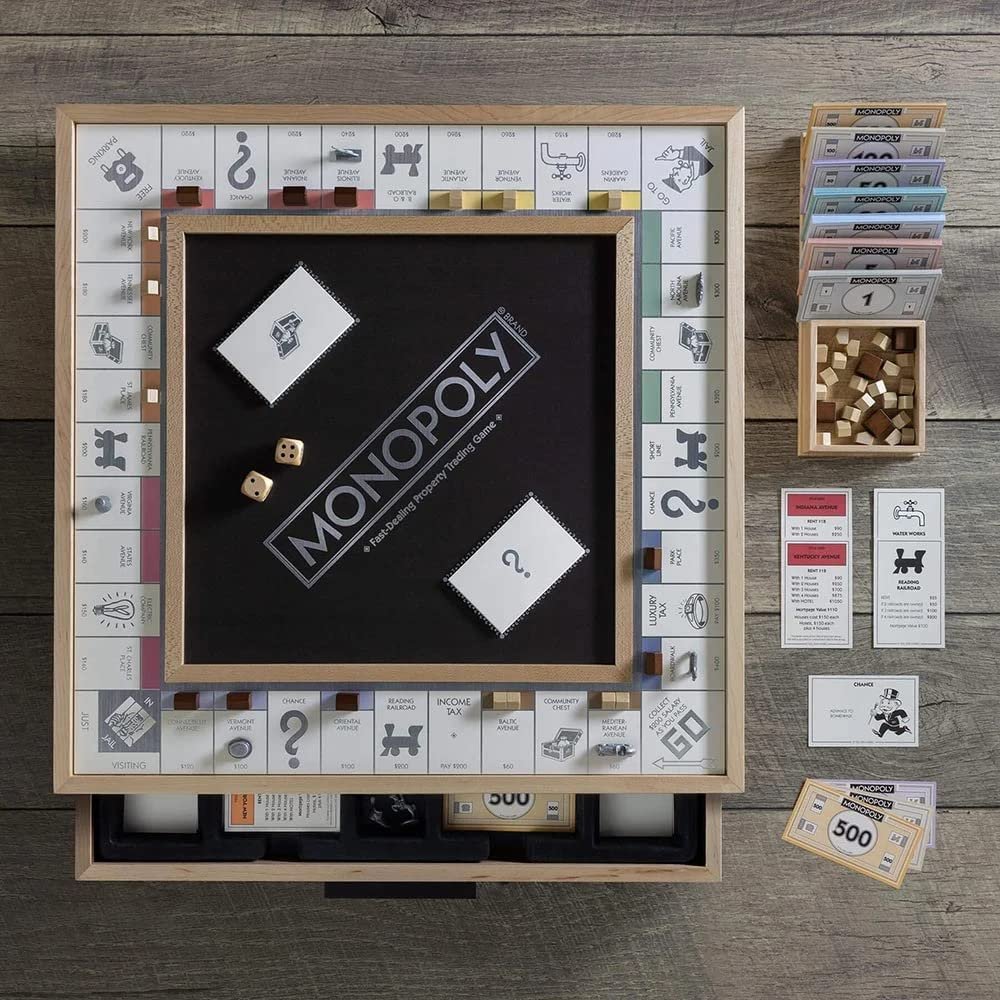 WS Game Company Monopoly Luxe Maple Edition - Officially Licensed by ...