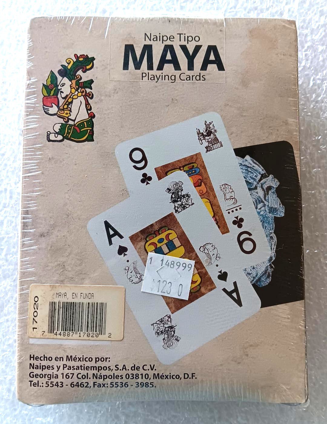 Naipe Type Maya Mexico 2 Decks Poker Bridge Ramino Playing Cards - Sealed!