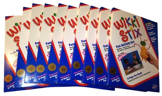 WIKKI STIX ACTIVITY SET by Green Board Game Co. - Lot of 10 - NEW!