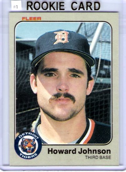 1983 Fleer Howard Johnson Rookie-1, Card #332