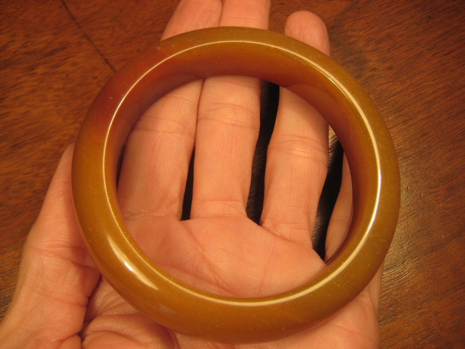 Natural Yellow Brown Sard Agate Carnelian Stone Bangle Bracelet ...