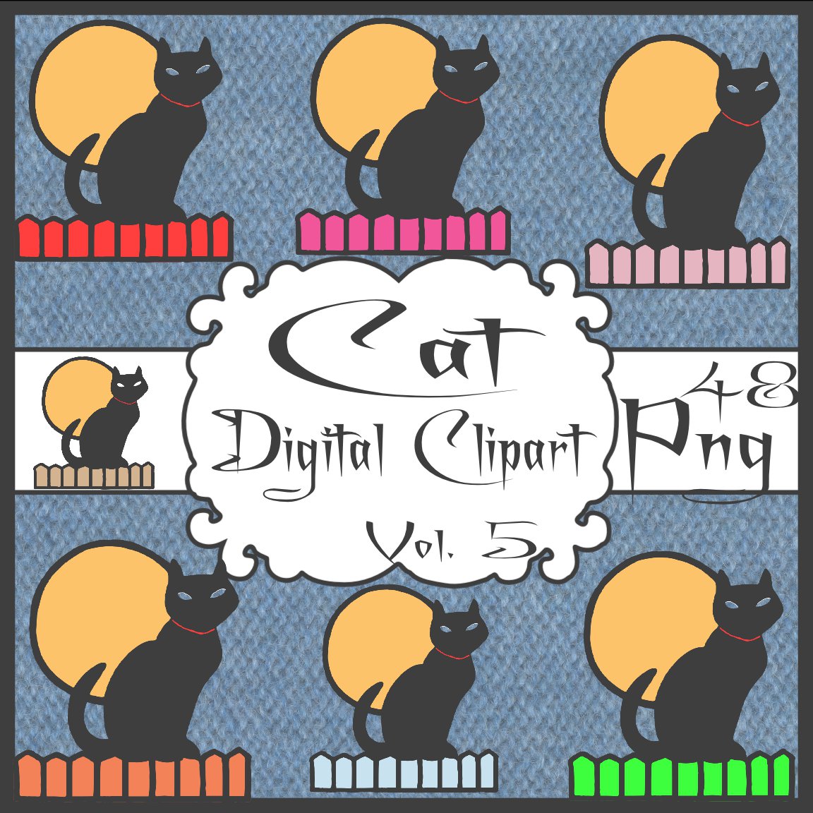 Cat Digital Clipart Vol. 5