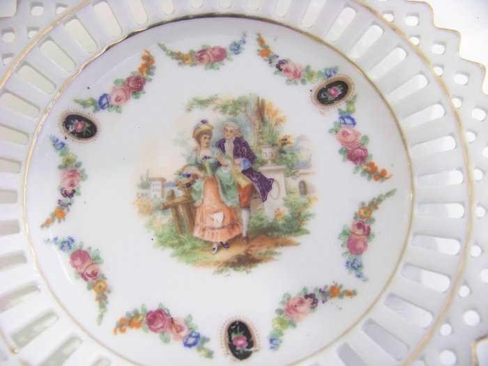 small German reticulated plate Germany dish