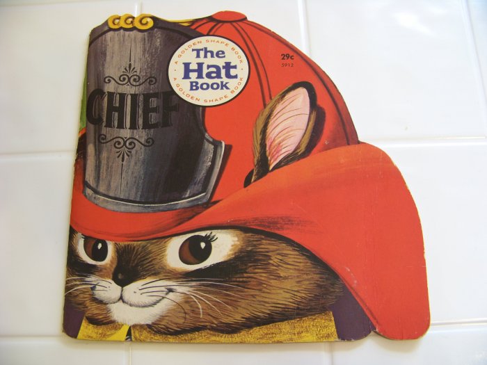 children's book the hat book by Leonard Shortall a golden shape book