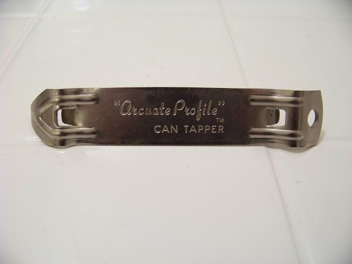 Arcuate Profile can tapper Ekco bottle opener can opener