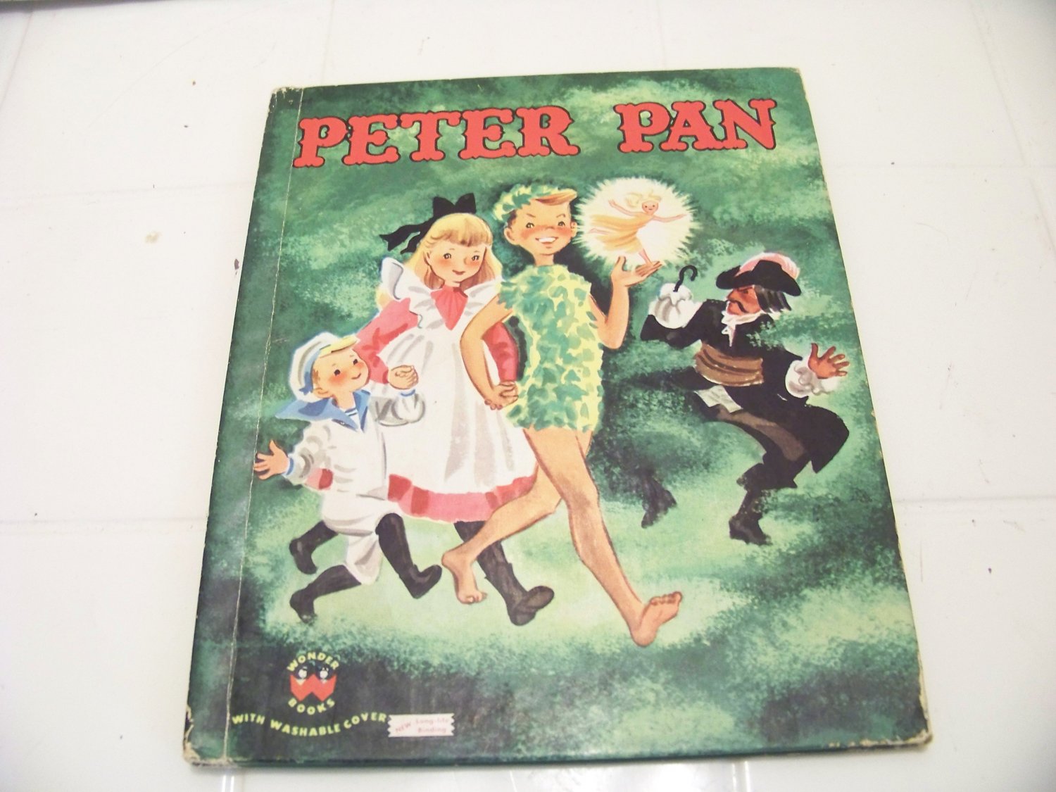 Peter Pan vintage childrens book wonder book 1952