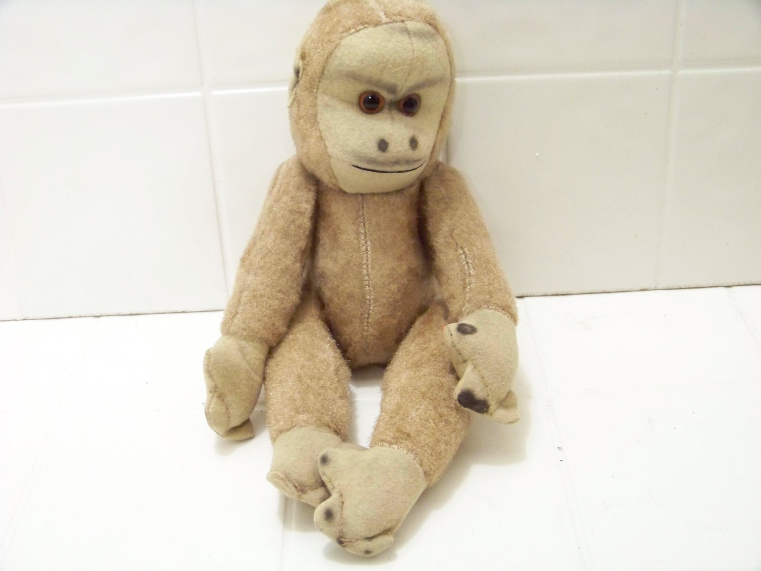 rare vintage monkey stuffed doll puppet toy don't miss it