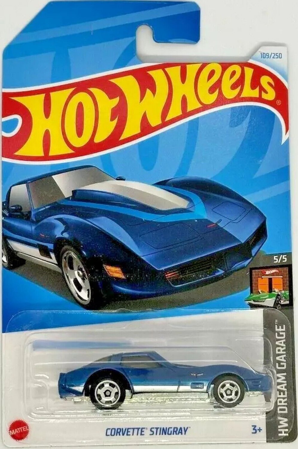 HOT Wheels Corvette Stingray BLUE