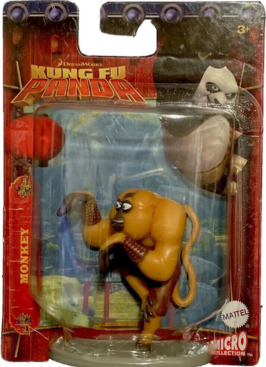 Dreamworks Kung Fu Panda Monkey Mattel Micro Collection Mini Figure