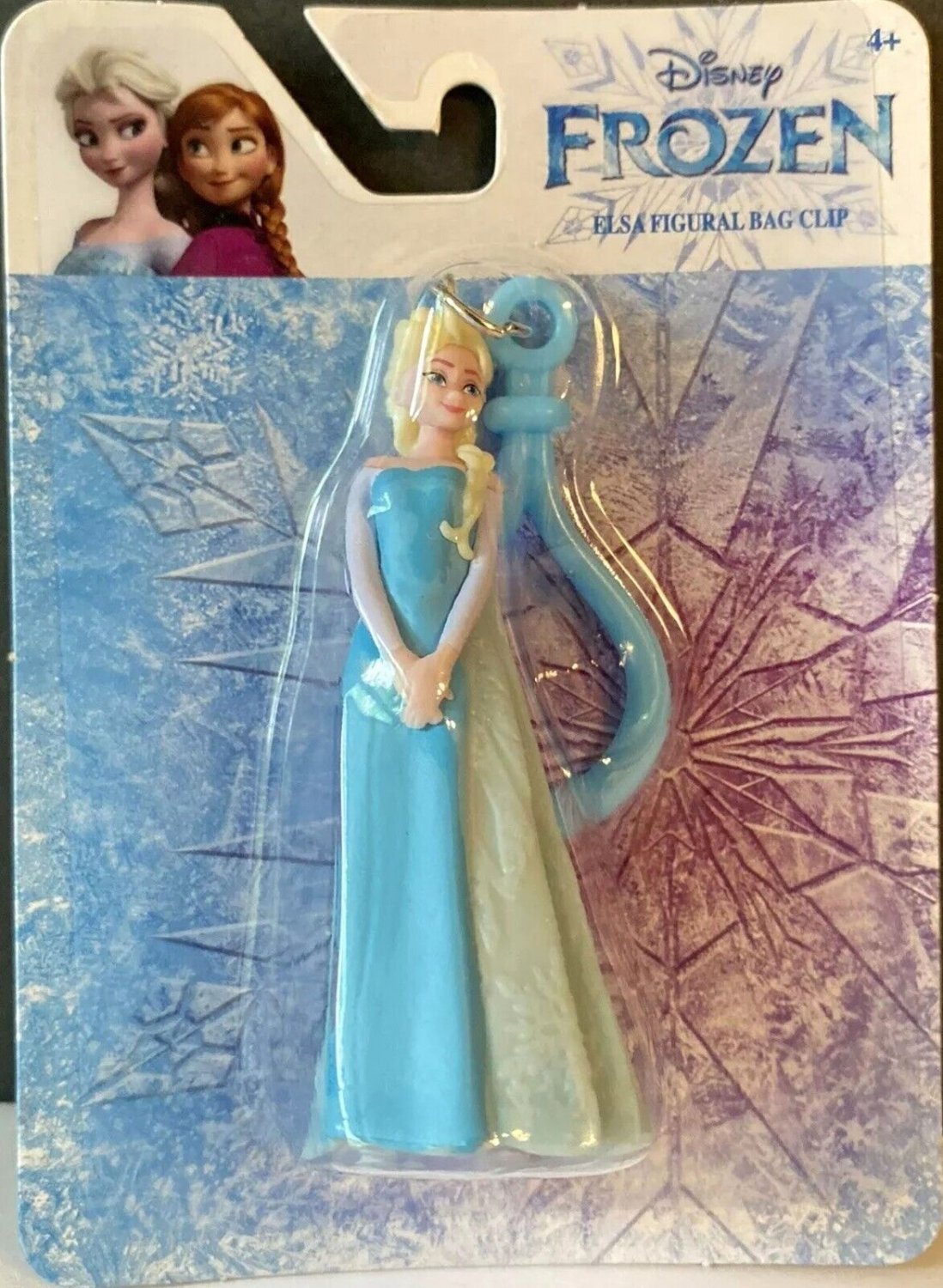 Disney Frozen Elsa Figure measures 2.5 inches Bag Clip
