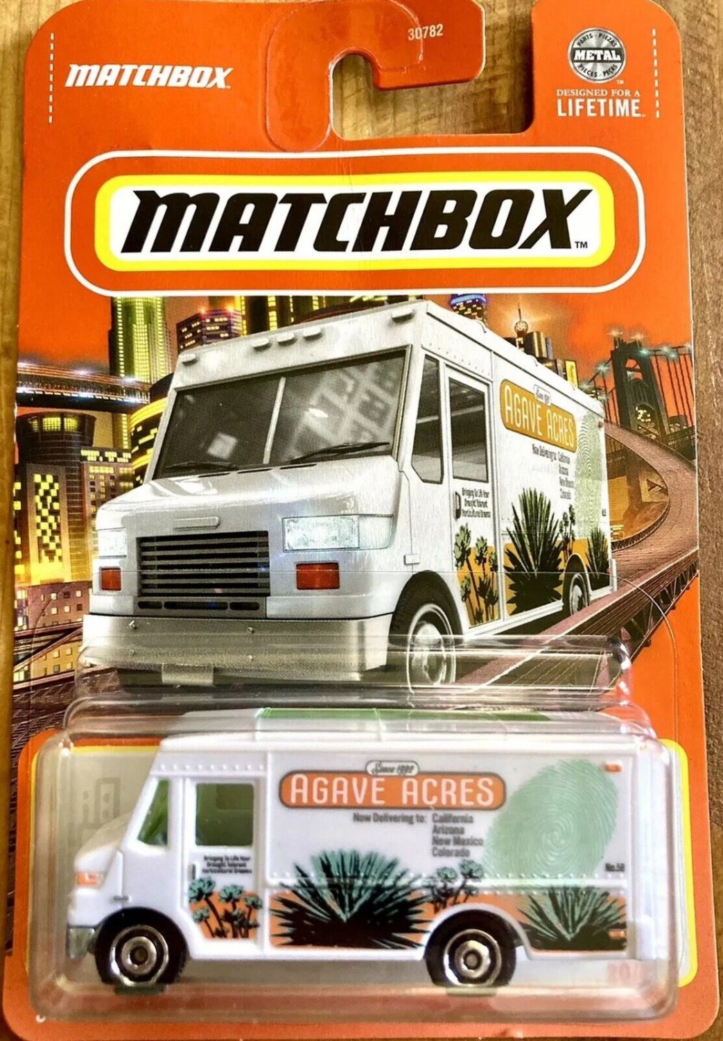 Matchbox Agave Acres Express Delivery WHITE