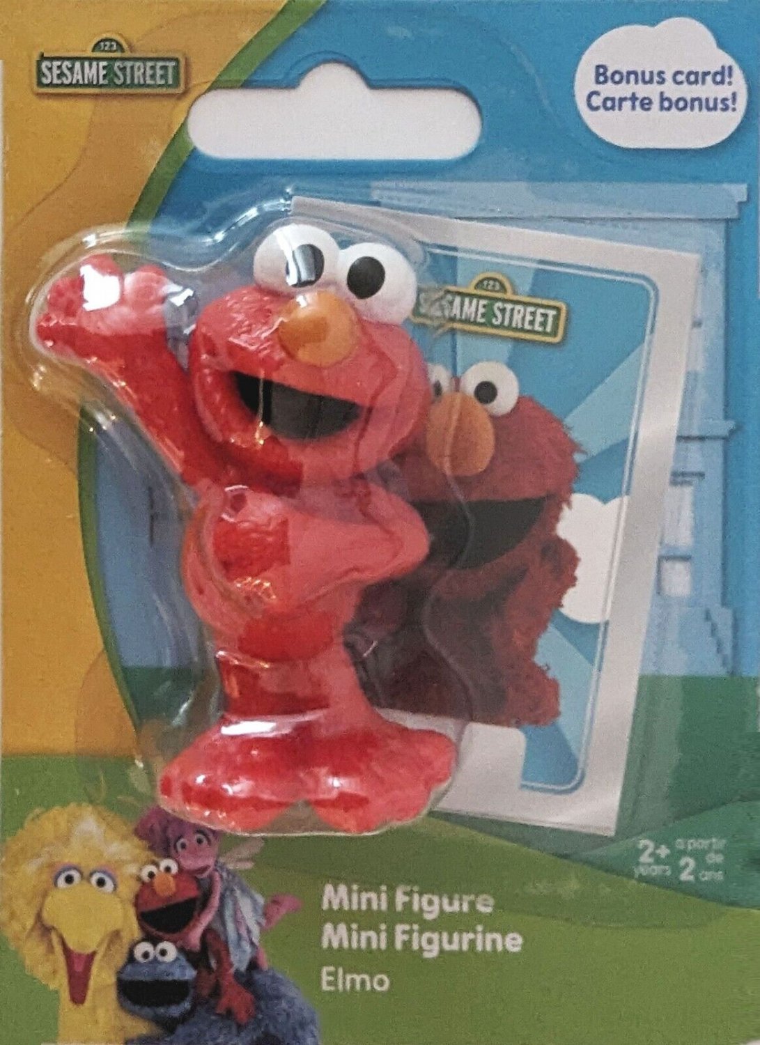 Sesame street Elmo Mini Figure Stands 2 Inches Tall