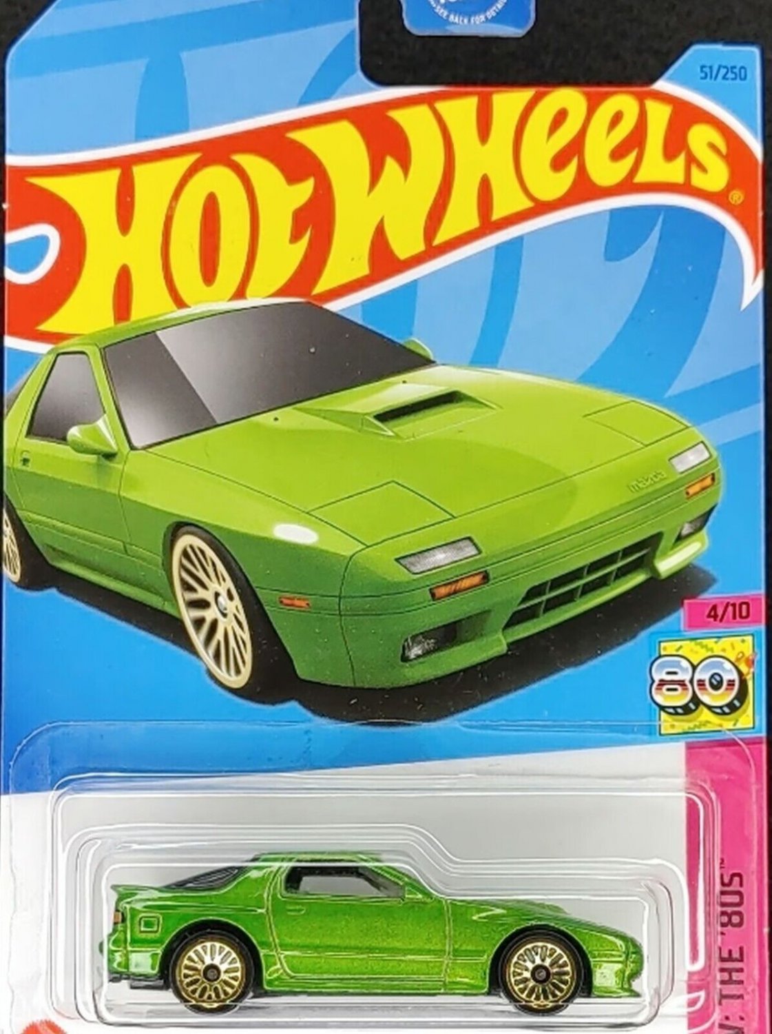 Hot Wheels '89 Mazda Savanna RX-7 FC35 GREEN