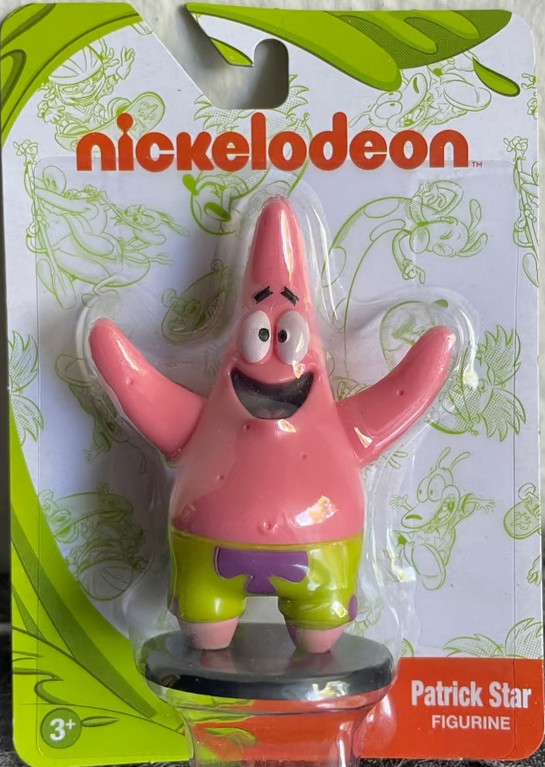 Nickelodeon Patrick Star Figure Stands 3 Inches Tall