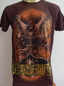 Emperor Eternity Flying Robot Tattoo T-shirt brown M