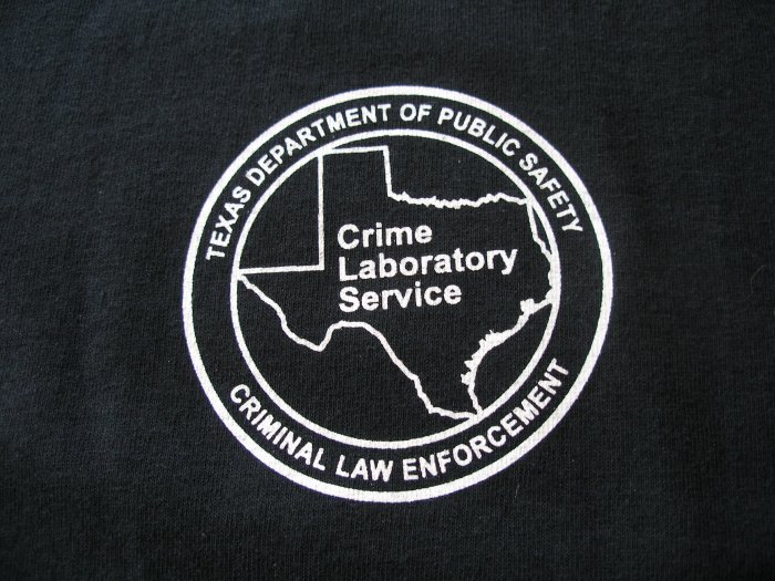 TEXAS DPS CRIME LABORATORY T-SHIRT