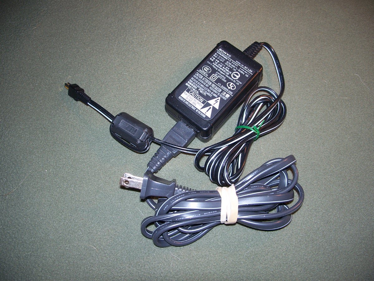 Genuine Sony AC-LS5 AC adapter for Cyber Shot Cameras