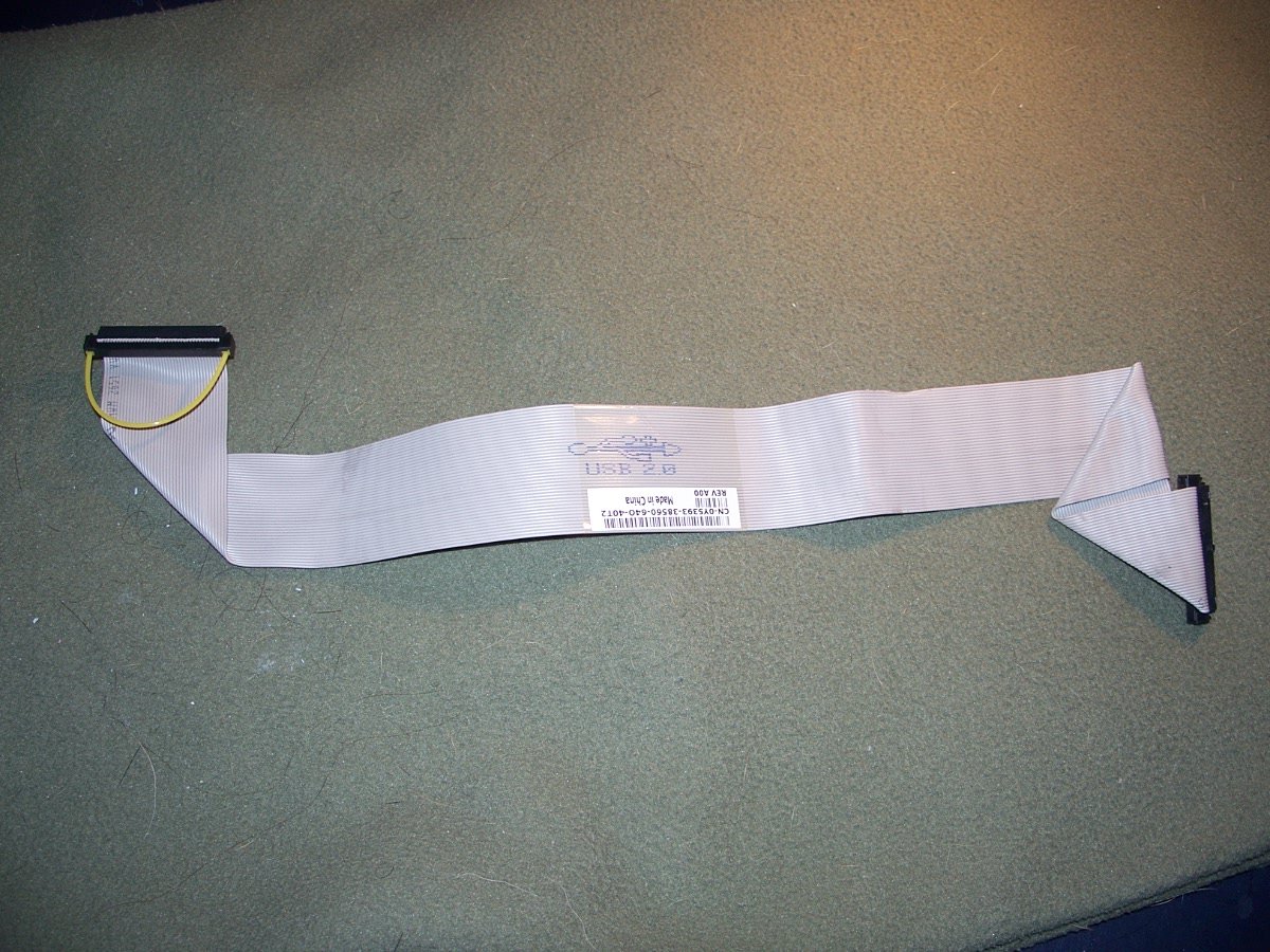 Dell Ribbon Cable for Front I/O Panel for USB & Onboard Sound Mfr P/N ...