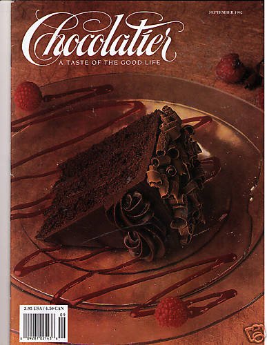 Chocolatier Magazine September 1992 Chocolate Desserts