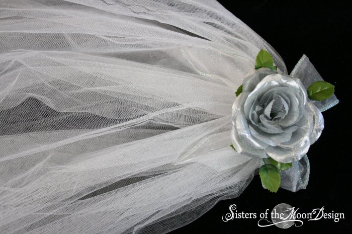 Silver Moon Wedding Veil