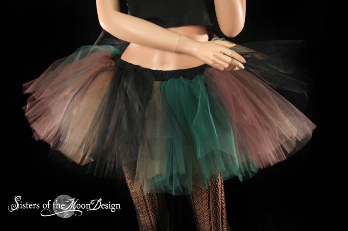 Camouflage Army camo Monster dance tutu Adult petticoat Medium