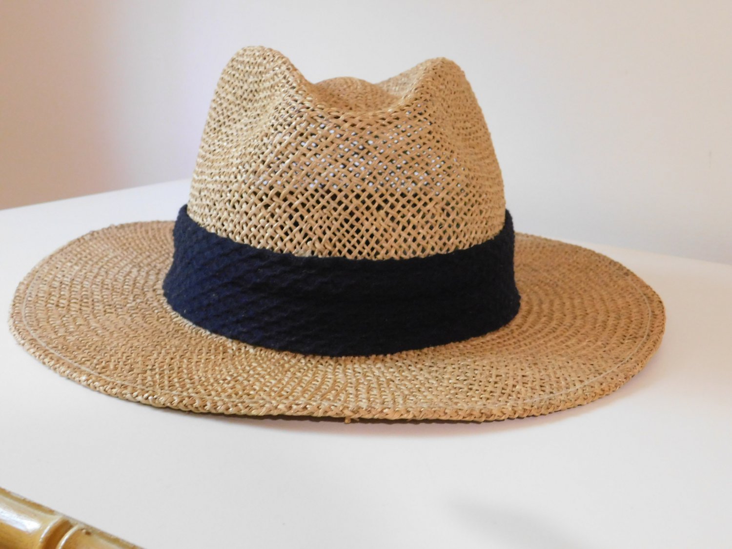 Duckster Panama Fedora Straw Sun Hat Golf Unisex One size fits Most