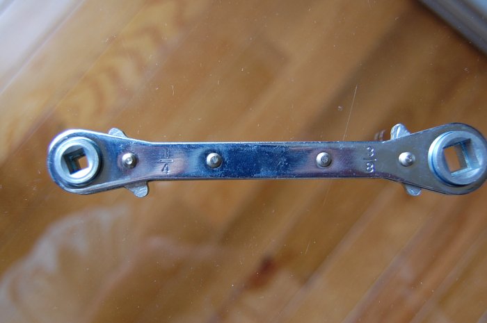 Ratchet Wrenches Square 4-in-1 System Port Valve Square head Stem HVAC ...