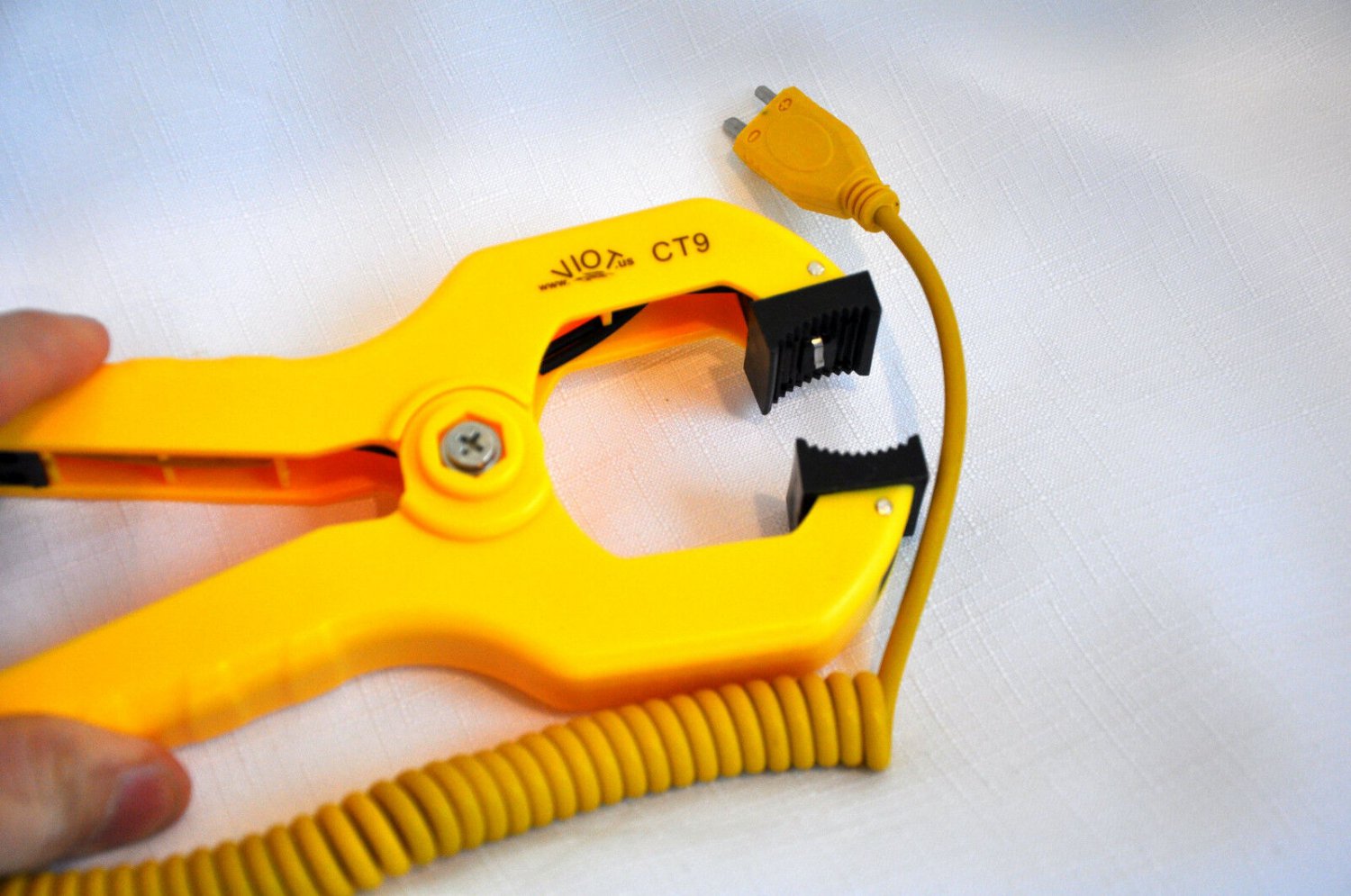 Type K Thermocouple w/2"Jaw Pipe Clamp 3ft Cord Wide Range:-50 to 350 F ...