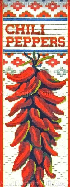 Rare Reinardy Southwestern Vegetable Rope Longstitch Needlepoint Kit ...