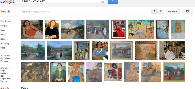 Haitian Painting Impressionism Harry Jacques Arijac Latin American ...